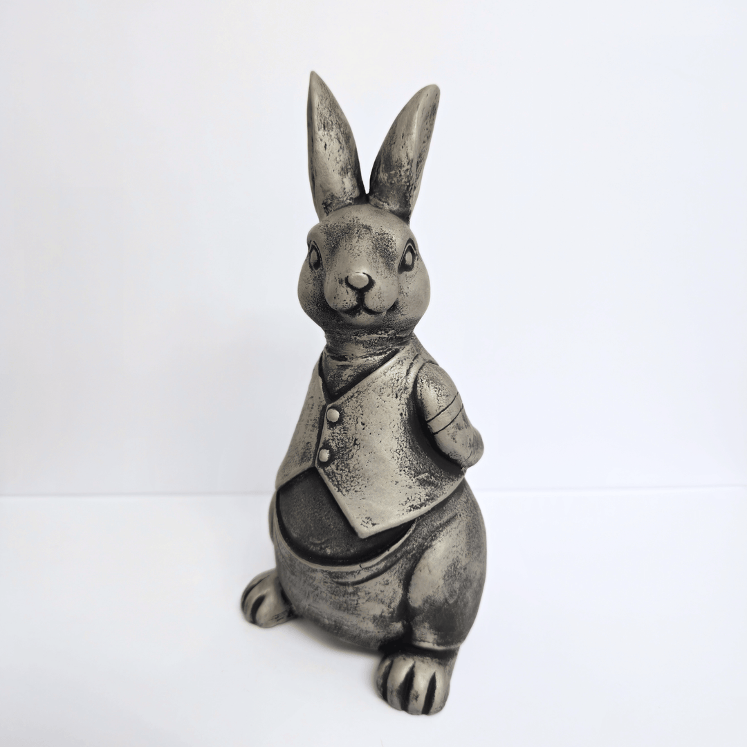 Hand-Painted Cottagecore Rabbit Figurine – Vintage Shopper