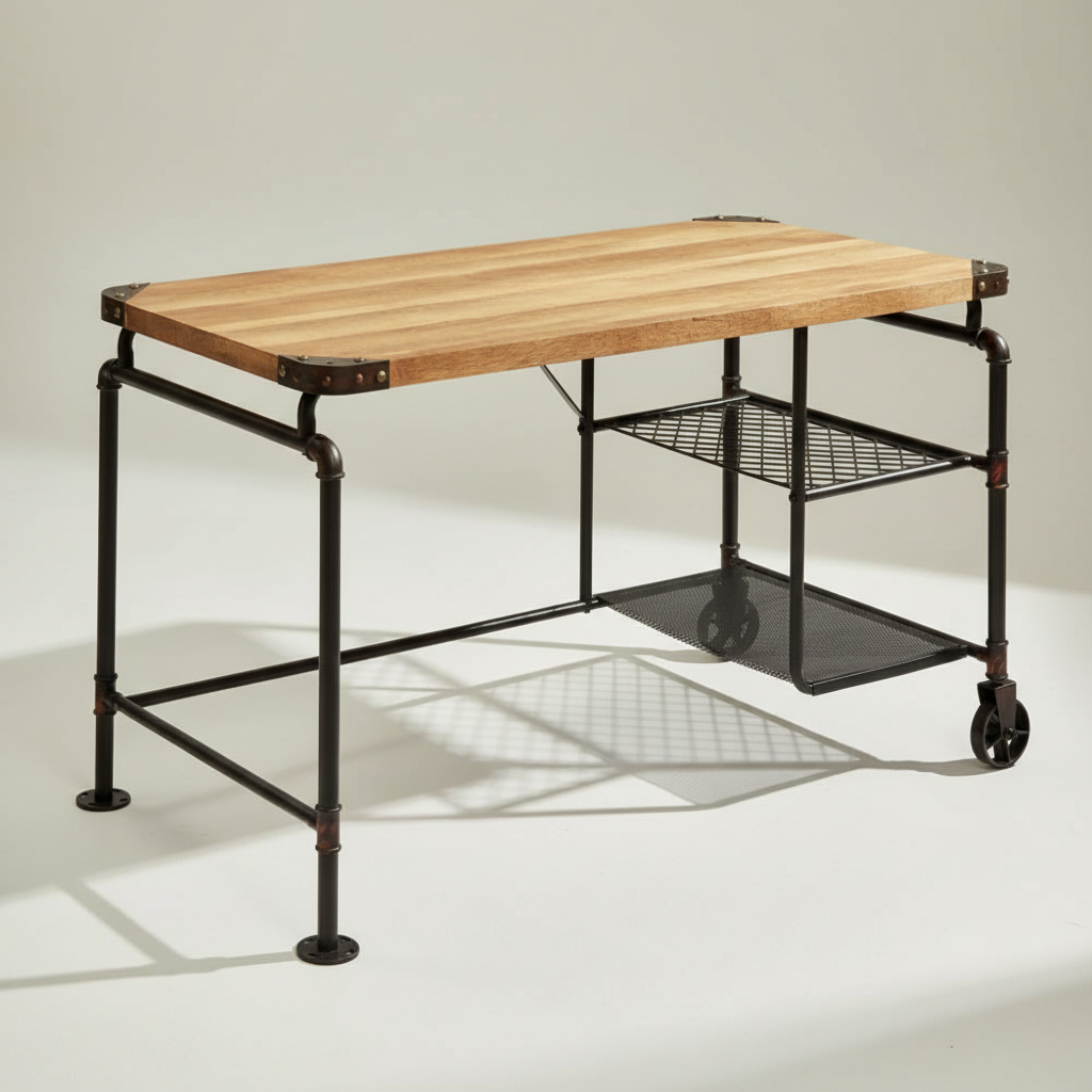 Vintage Industrial Metal Desk – Vintage Shopper