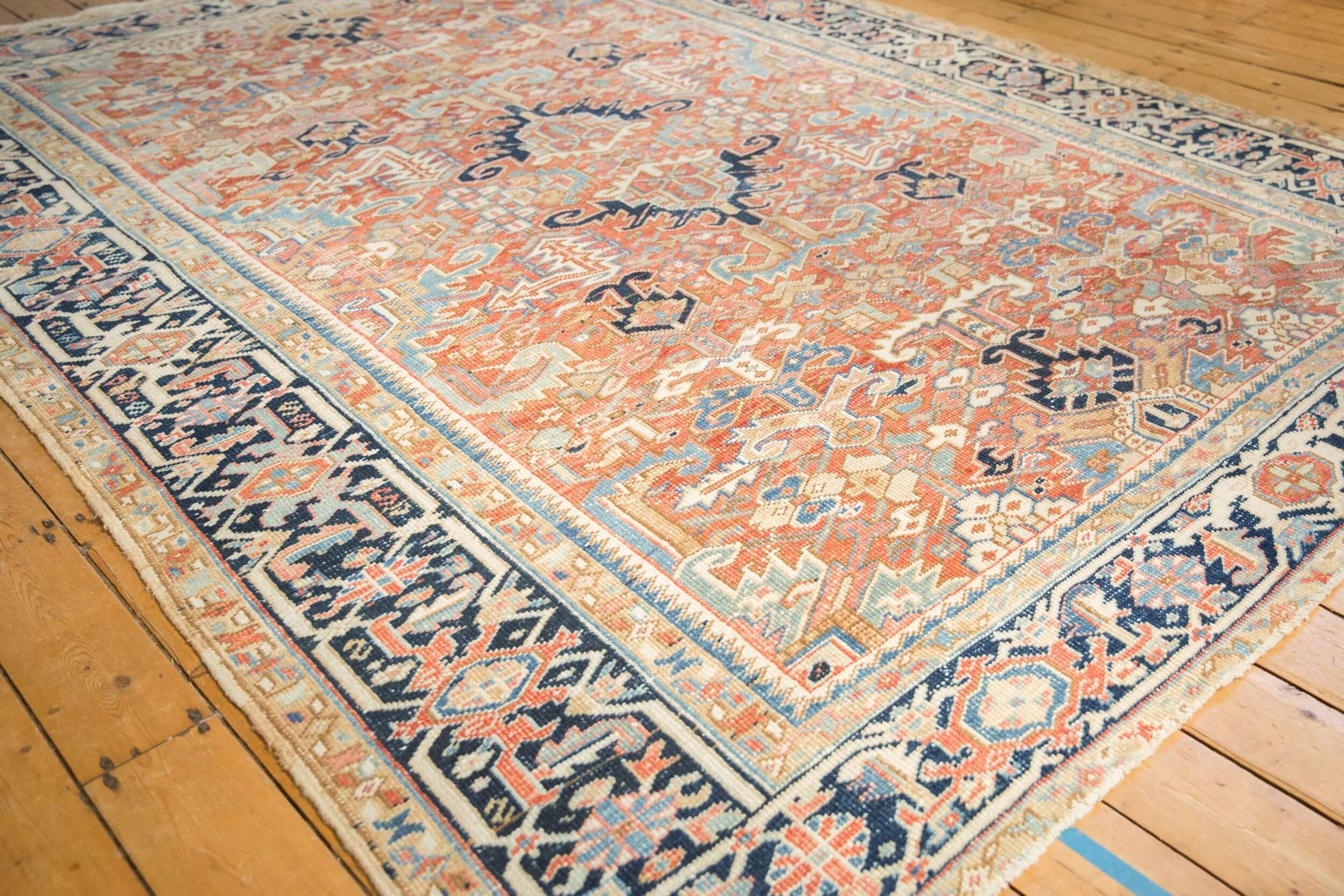 Vintage Persian Gorevan Rug with Geometric Samovar Design – Vintage Shopper